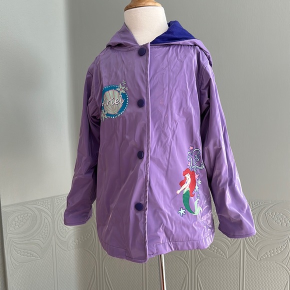 Disney | Jackets & Coats | Disney Ariel The Little Mermaid Fleecelined ...